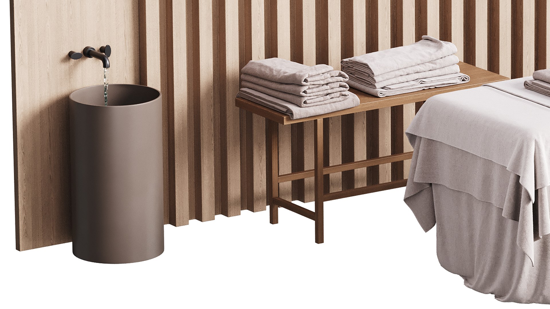 3D Model Modern Spa And Accessories 02 - TurboSquid 2295021