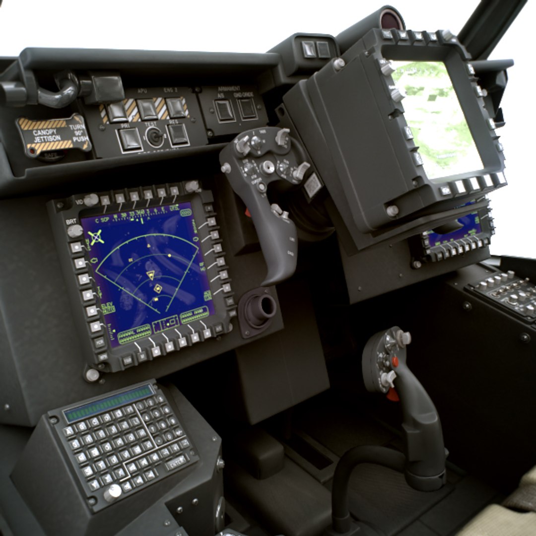 3d boeing ah-64d apache longbow model