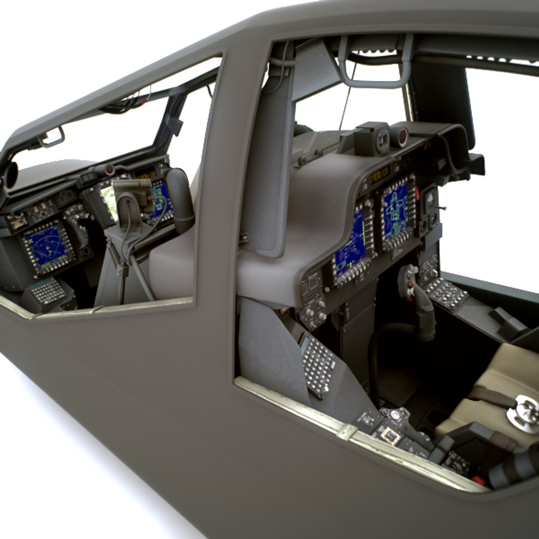 3d boeing ah-64d apache longbow model