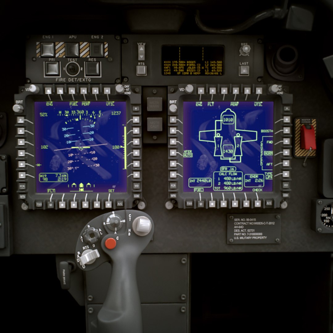 3d boeing ah-64d apache longbow model