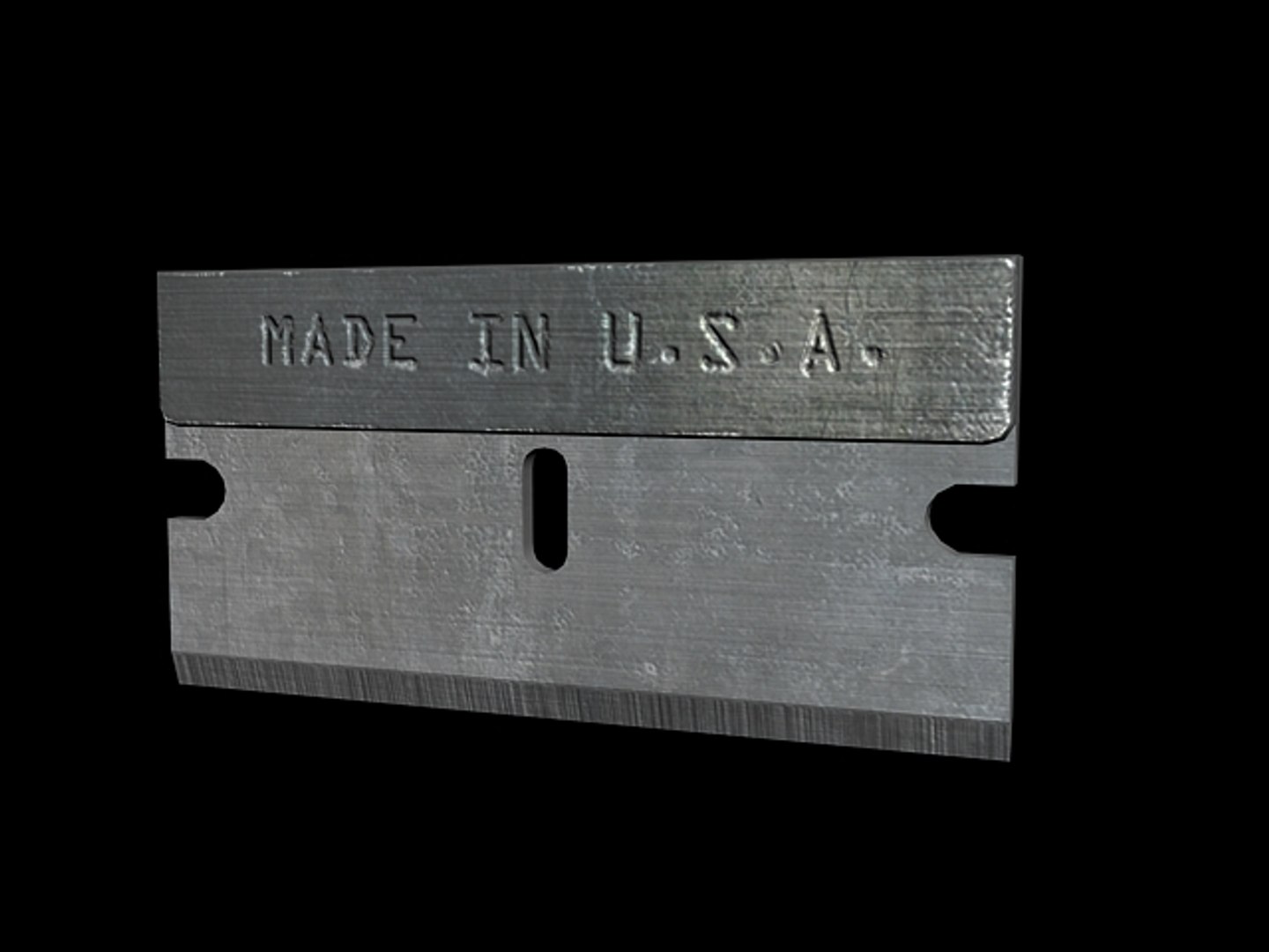 Razor Blade 3d Model