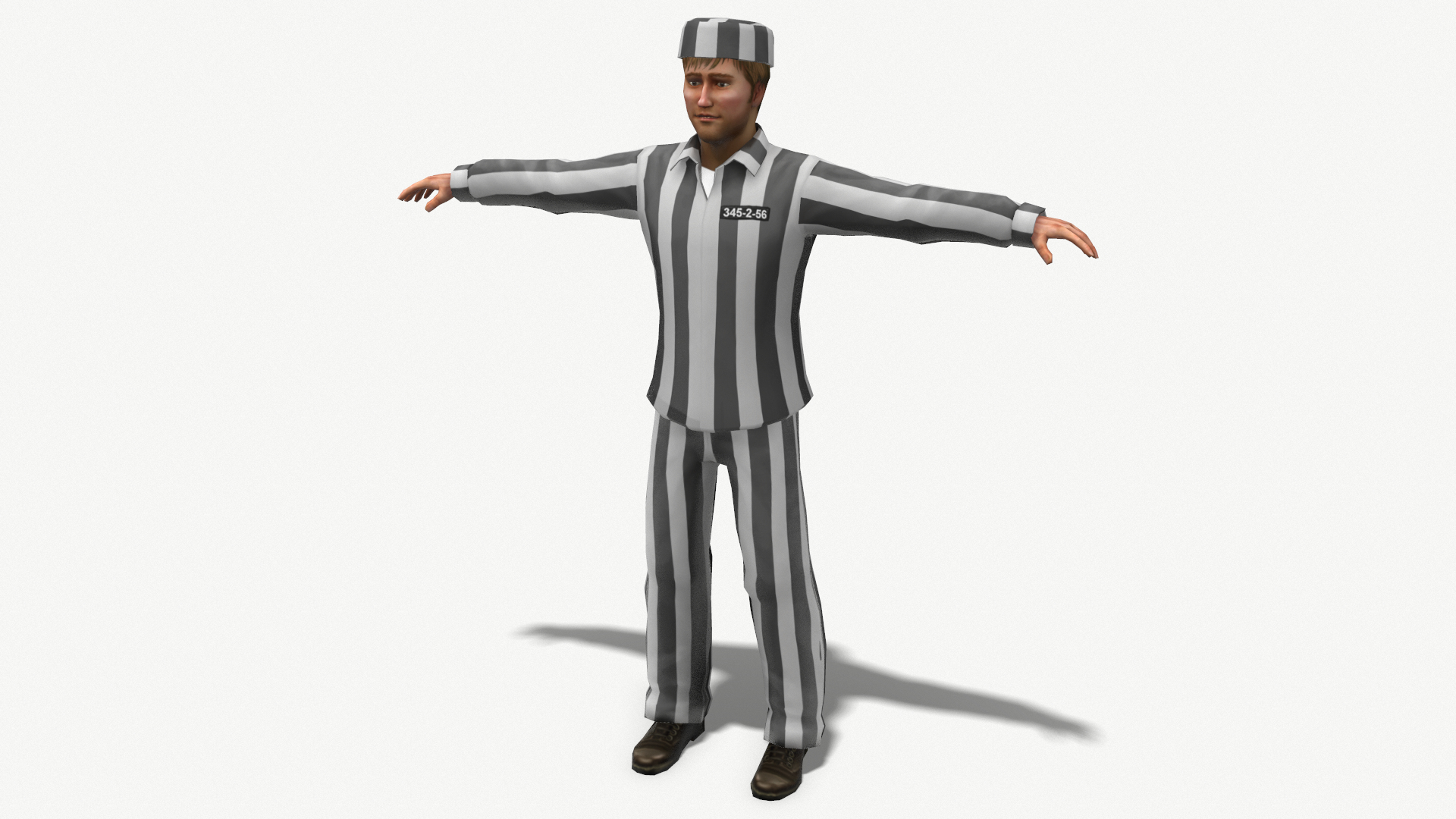 3D Concentration Camp Prisoner - TurboSquid 1979033