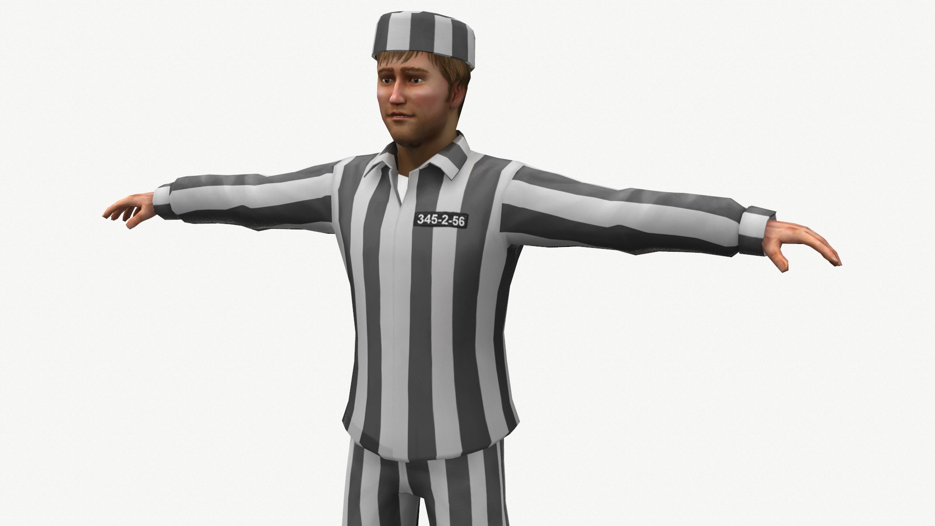 3D Concentration Camp Prisoner - TurboSquid 1979033