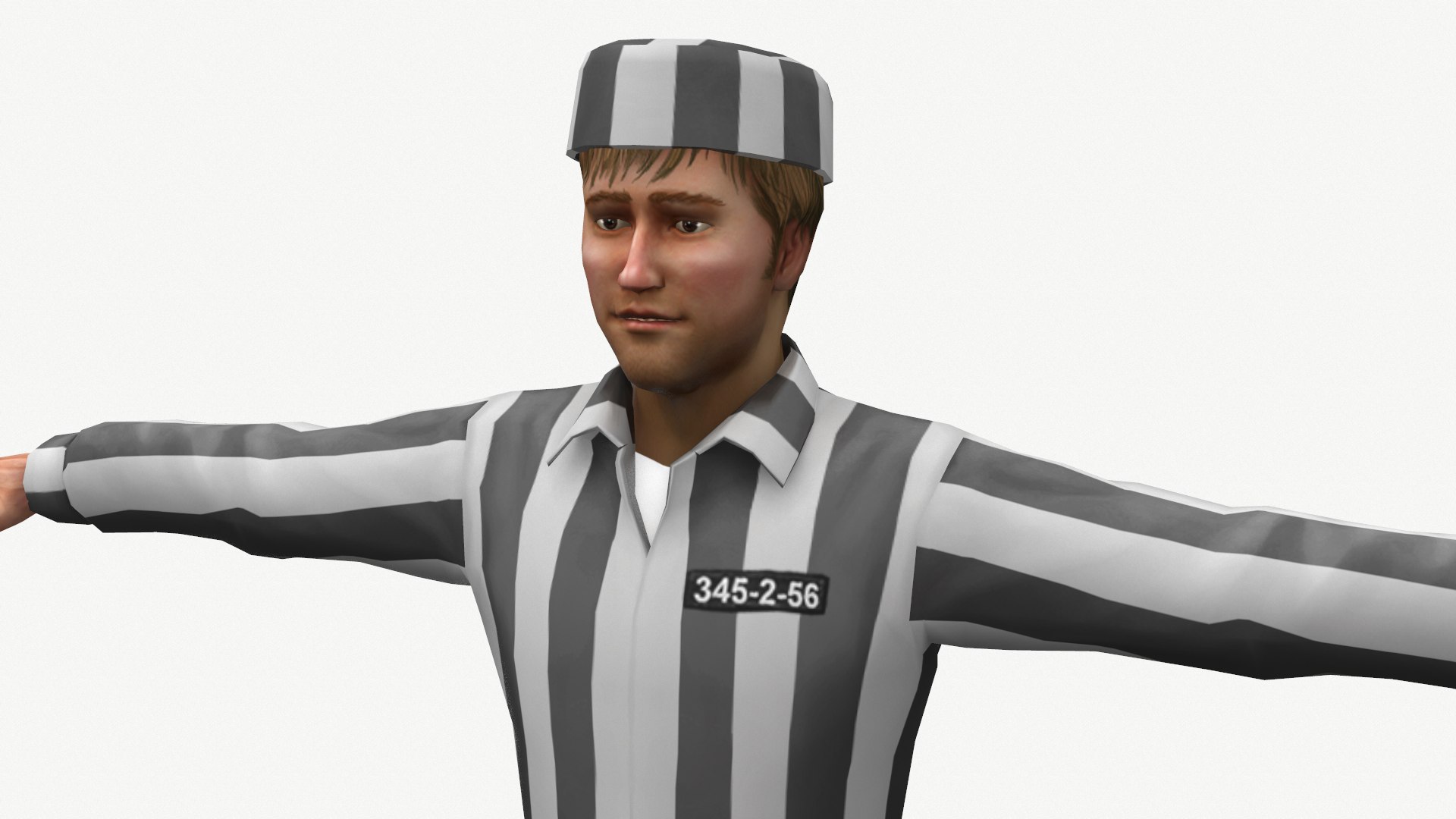 3D Concentration Camp Prisoner - TurboSquid 1979033