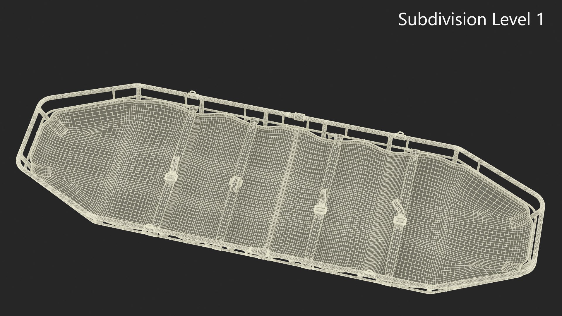 3D Model Helicopter Rescue Litter - TurboSquid 2367705