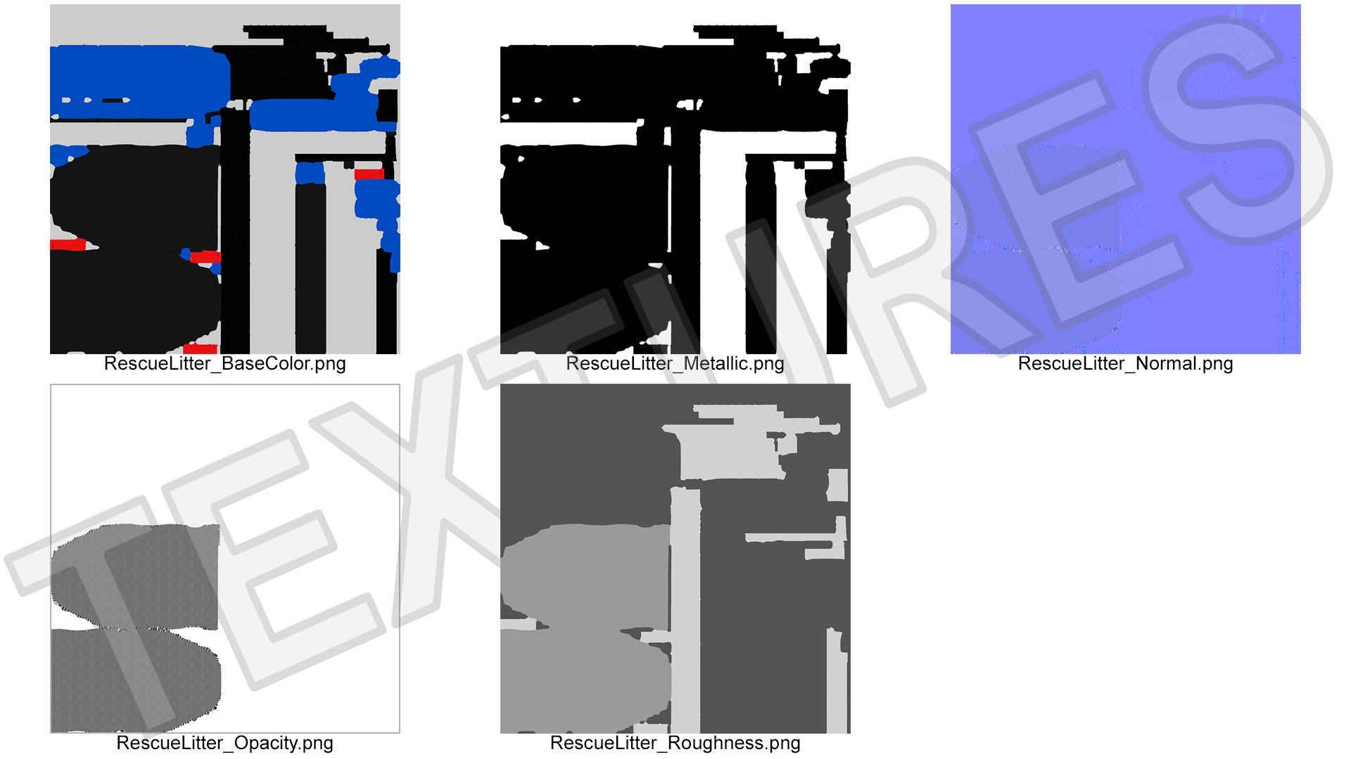 3D Model Helicopter Rescue Litter - TurboSquid 2367705