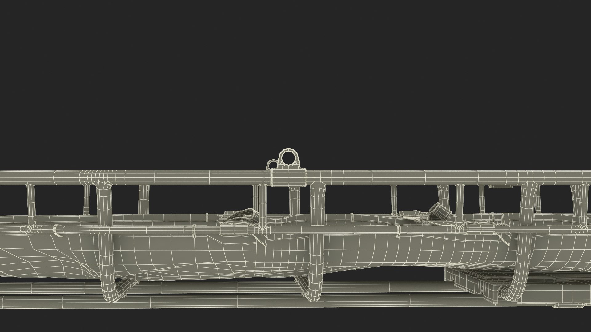 3D Model Helicopter Rescue Litter - TurboSquid 2367705