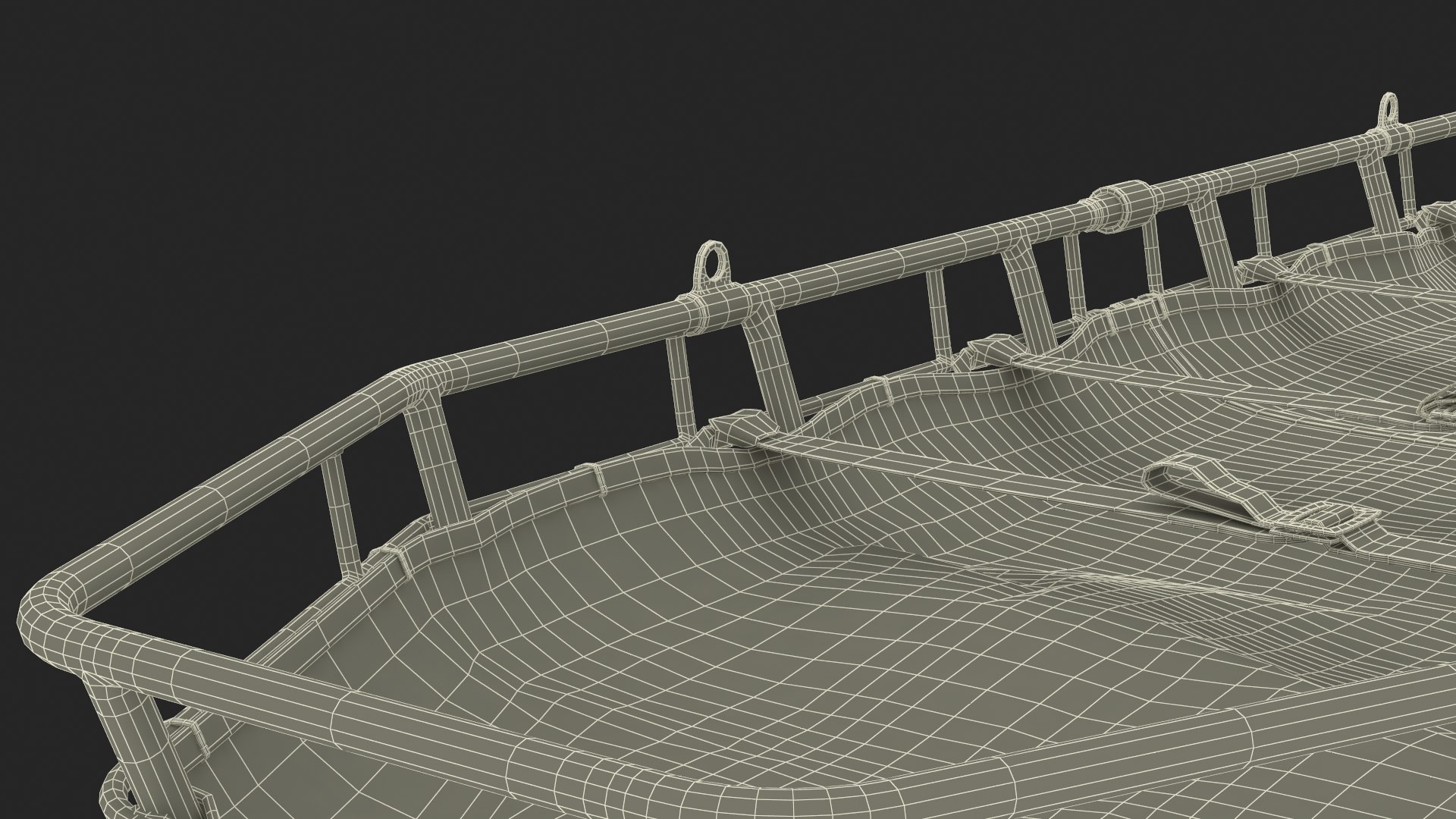 3D Model Helicopter Rescue Litter - TurboSquid 2367705