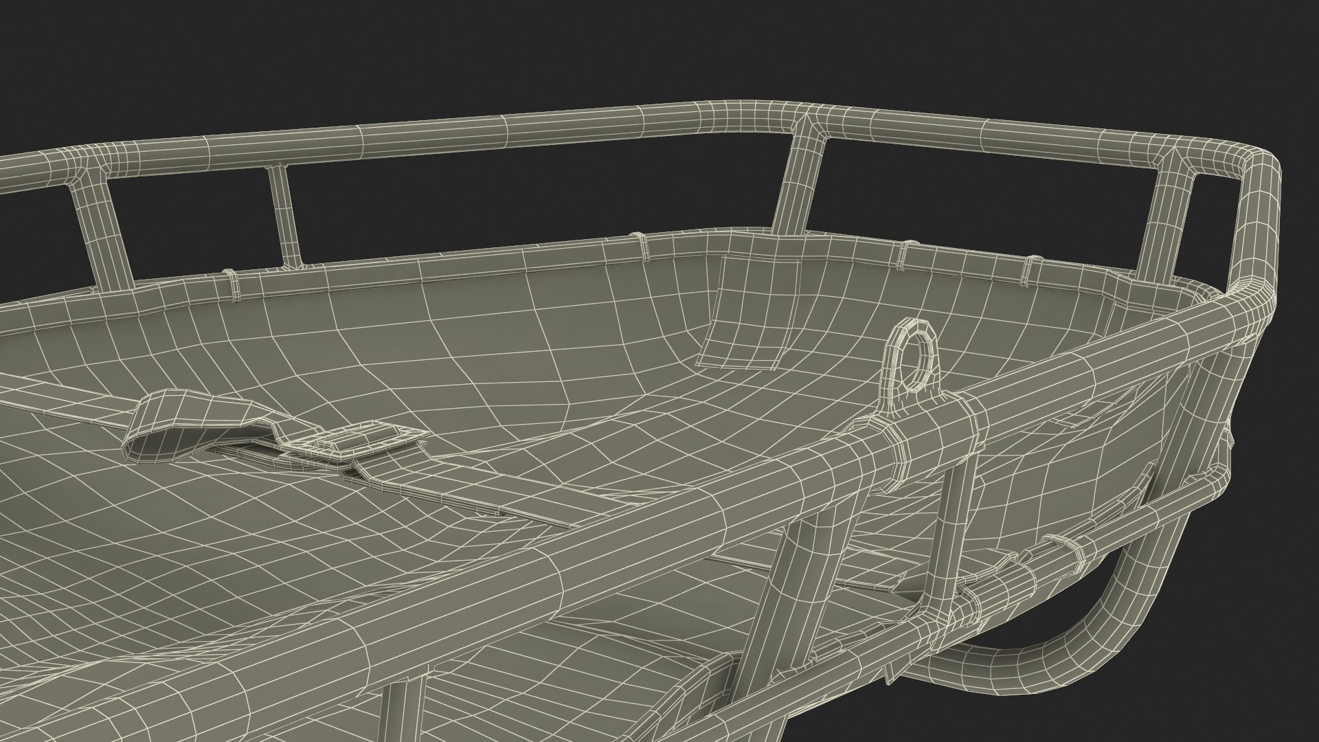 3D Model Helicopter Rescue Litter - TurboSquid 2367705