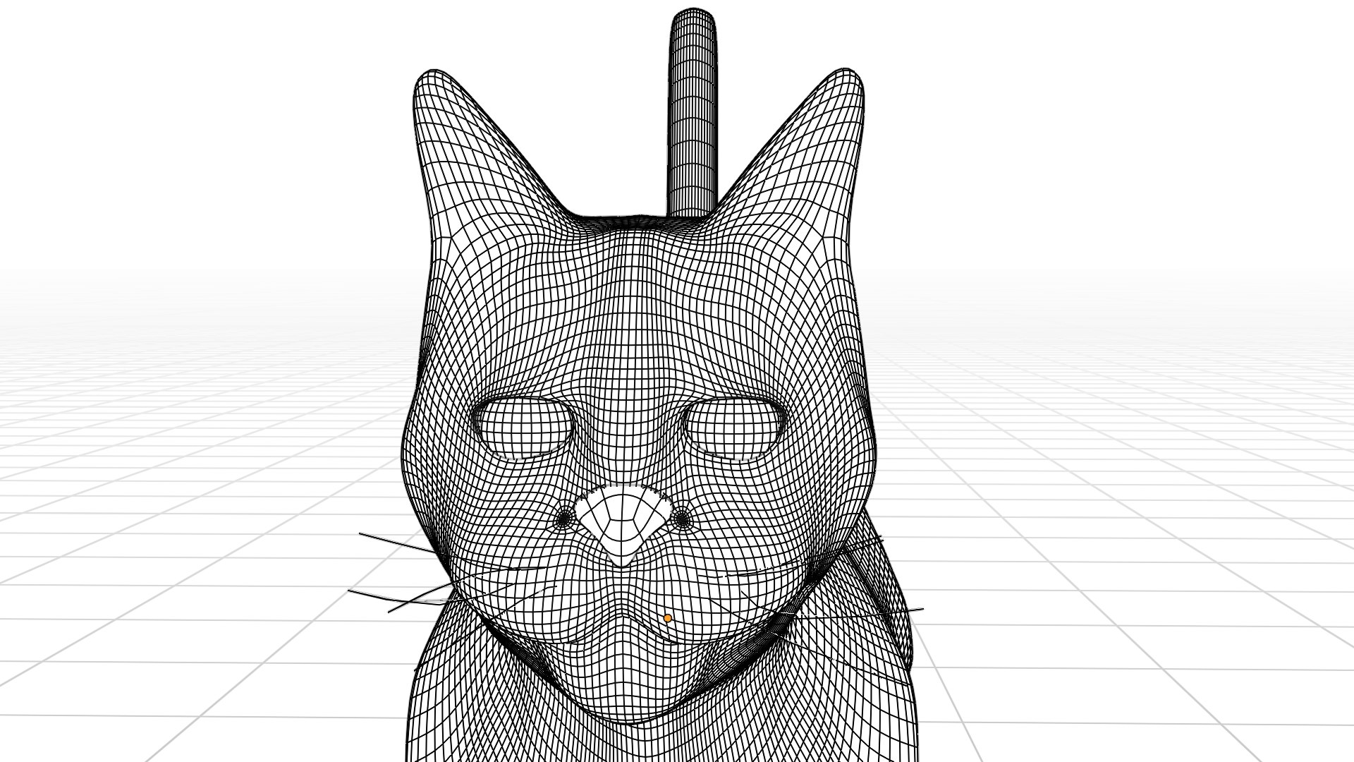 3D White Cat Model - TurboSquid 2225379