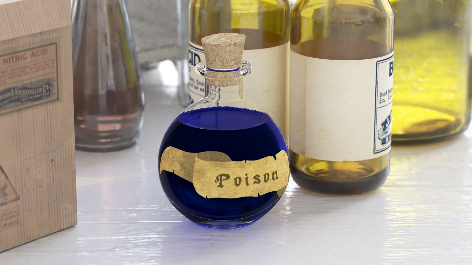 Potion For Poison 3D Model - TurboSquid 2016590