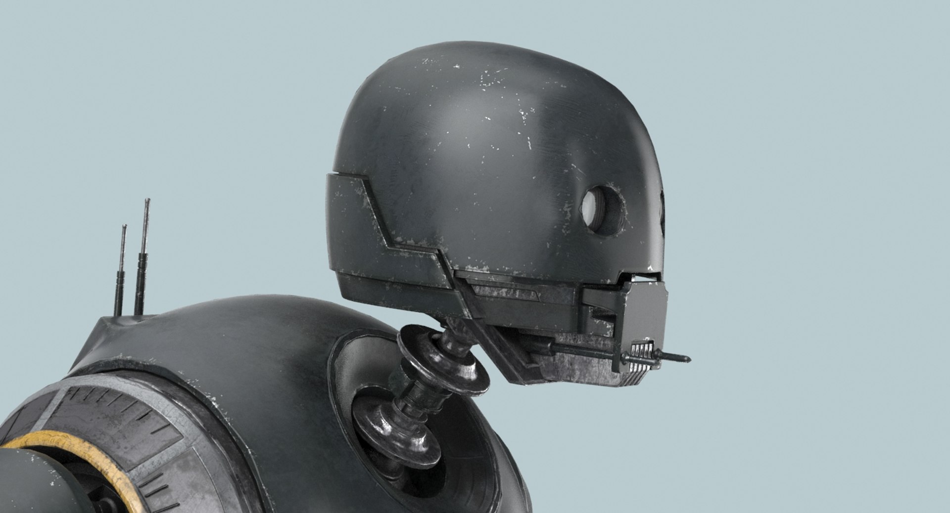 3D Rigged K-2so - Running - TurboSquid 1278122