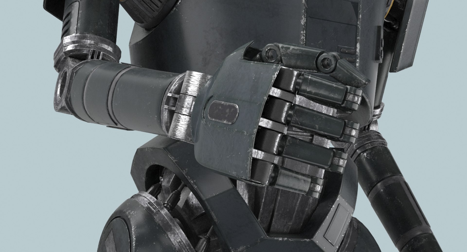 3D Rigged K-2so - Running - TurboSquid 1278122