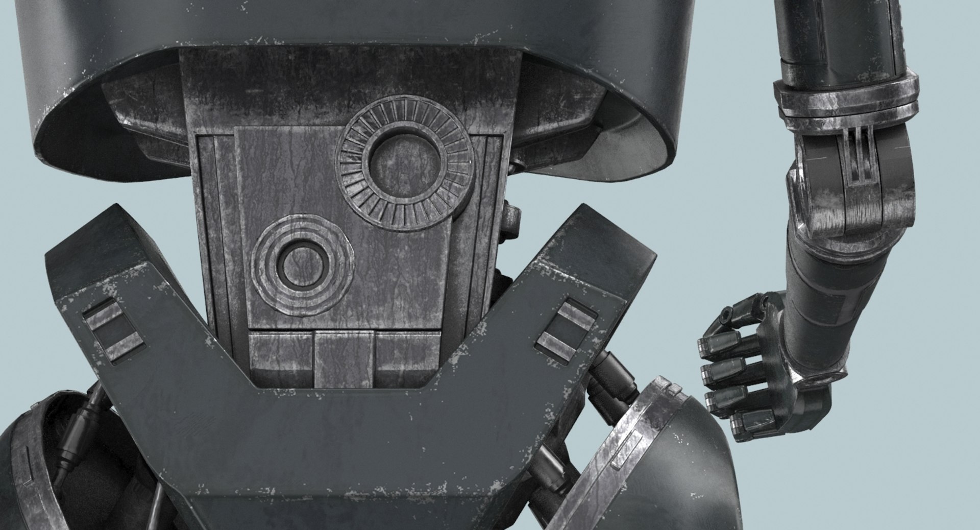 3D Rigged K-2so - Running - TurboSquid 1278122