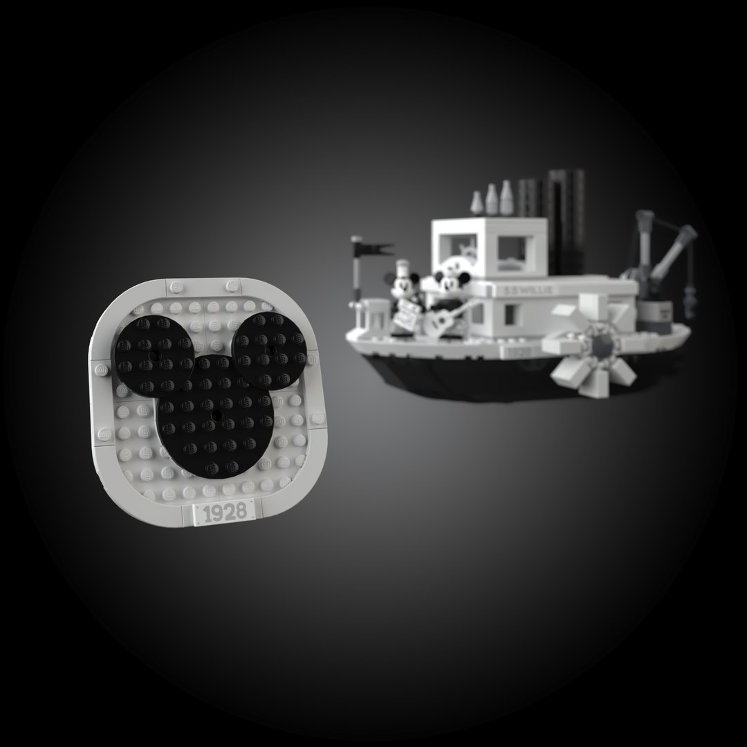 3D Mickey Mouse 21317 Steamboat Model - TurboSquid 1555939