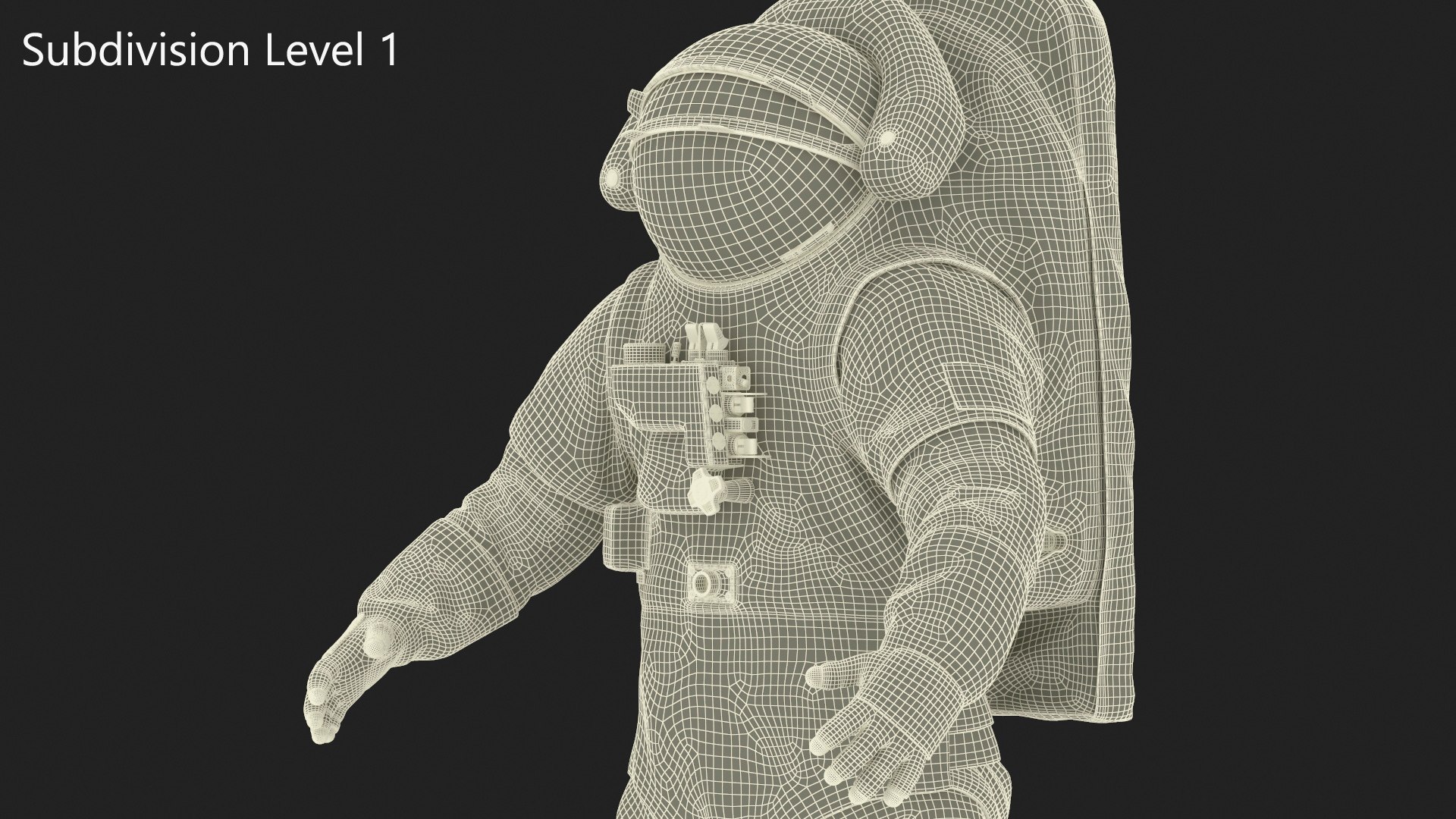 3D Modern Moon Spacesuit Empty Rigged Model - TurboSquid 2399460