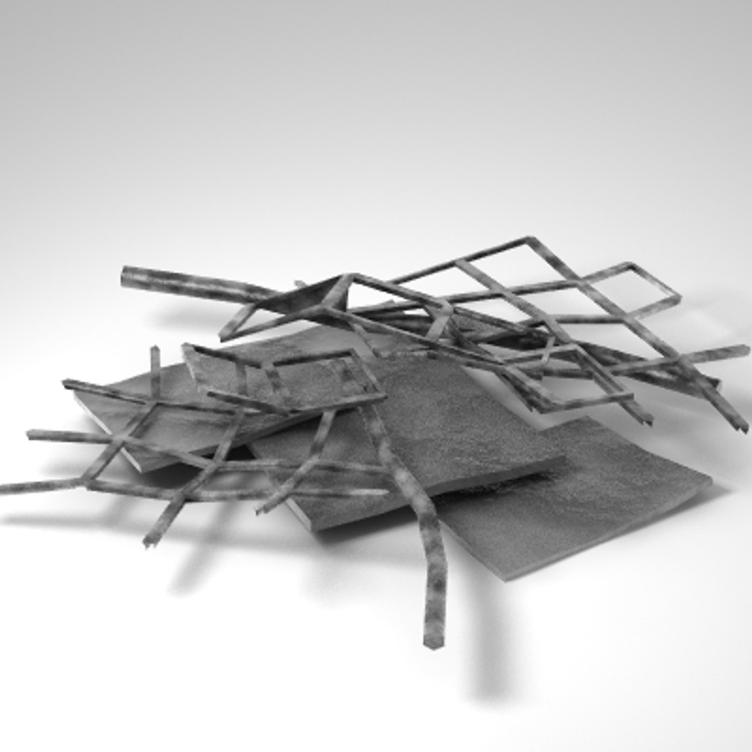 3d Debris Explosions Model