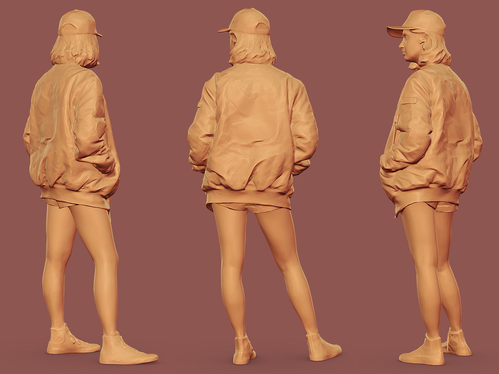 3D Cheeky Girl model - TurboSquid 1836269
