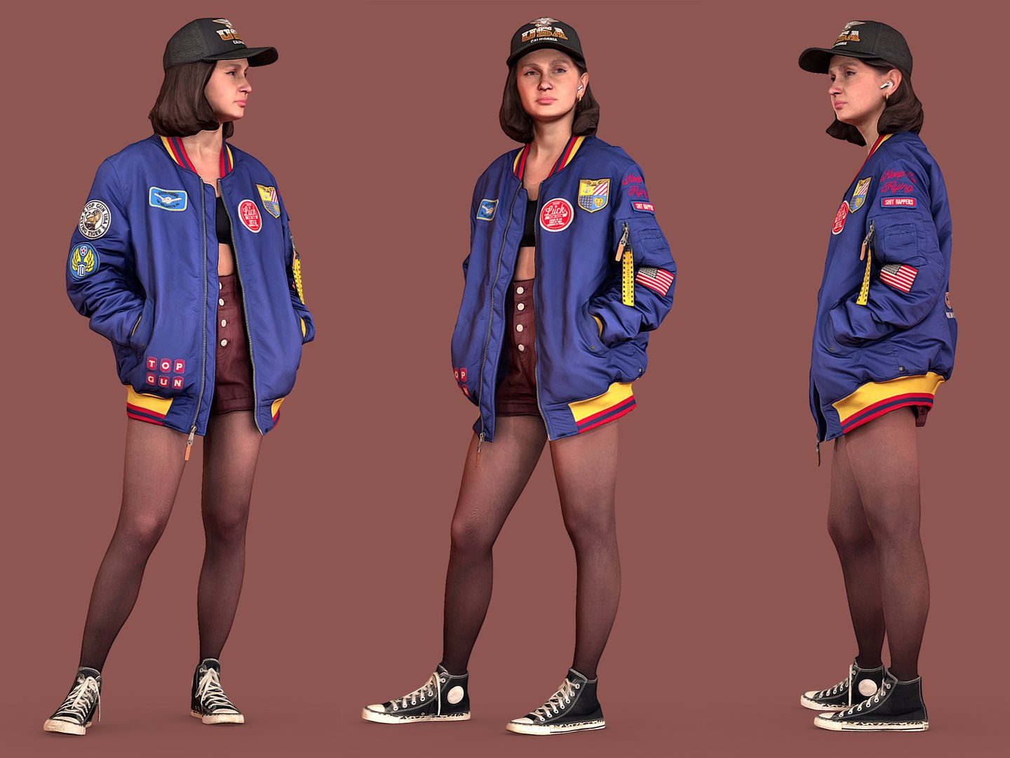 3D Cheeky Girl Model - TurboSquid 1836269