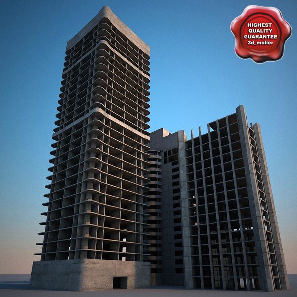building construction 3d model