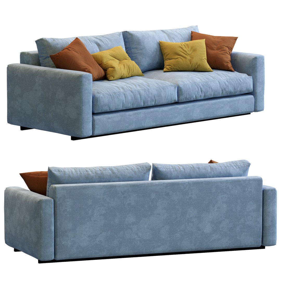 Sofa Simple Low-poly 3D Model Model - TurboSquid 1857543