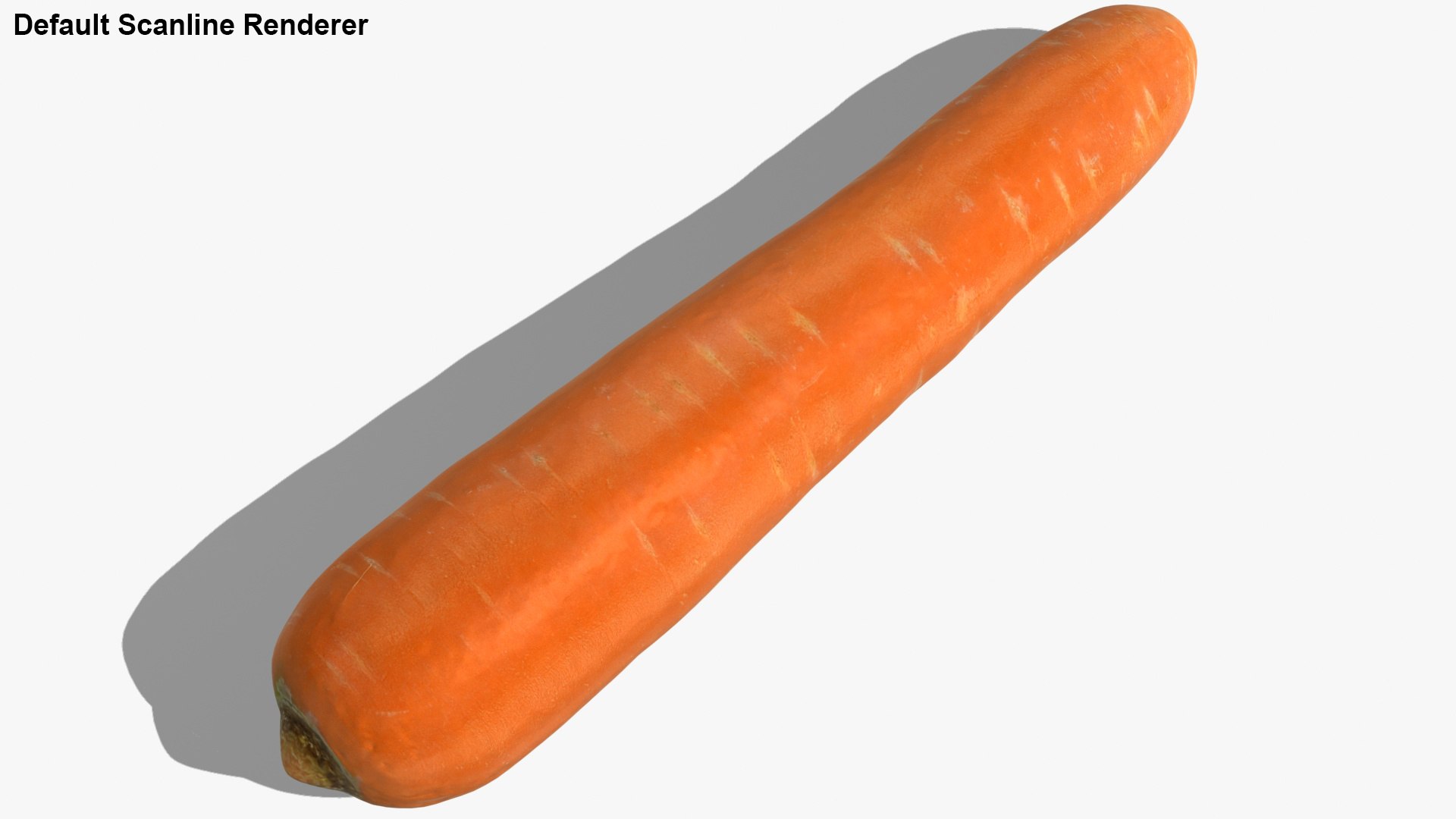 3D Food Vegetable Carrot Model - TurboSquid 1689547