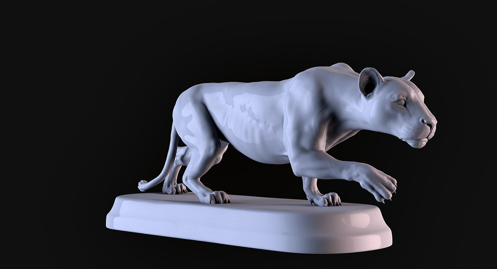 Lioness 3D model - TurboSquid 1938051