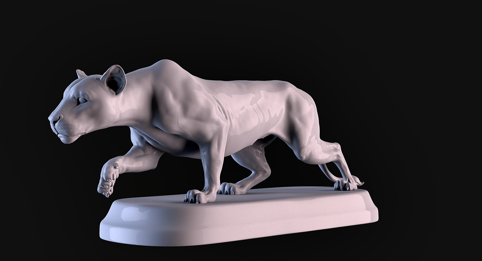 Lioness 3D model - TurboSquid 1938051