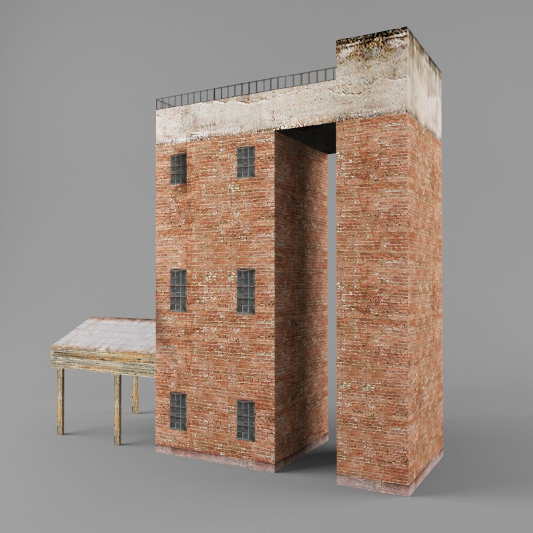 3d Model Of Factory Industrial Structure