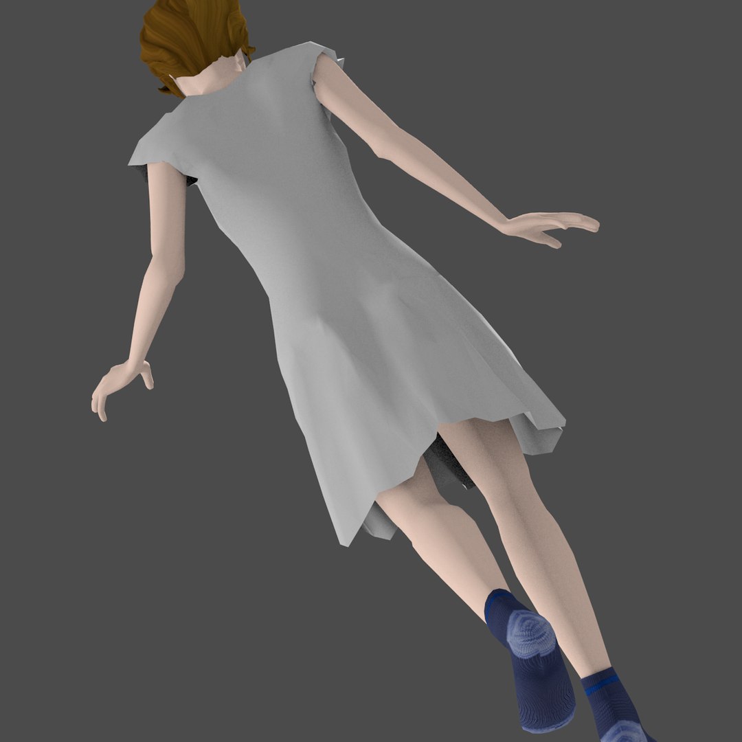 Cute College Student Model - TurboSquid 1389099