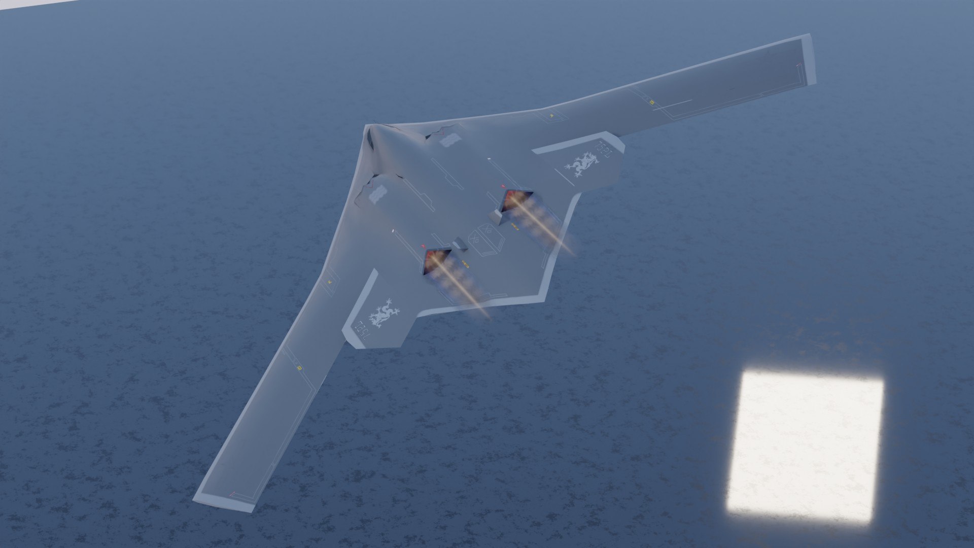 3D Xian H-20 Stealth Bomber Model - TurboSquid 2098084