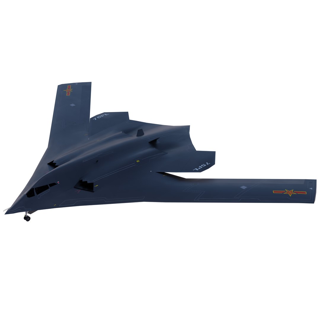 3D Xian H-20 stealth bomber model - TurboSquid 2098084