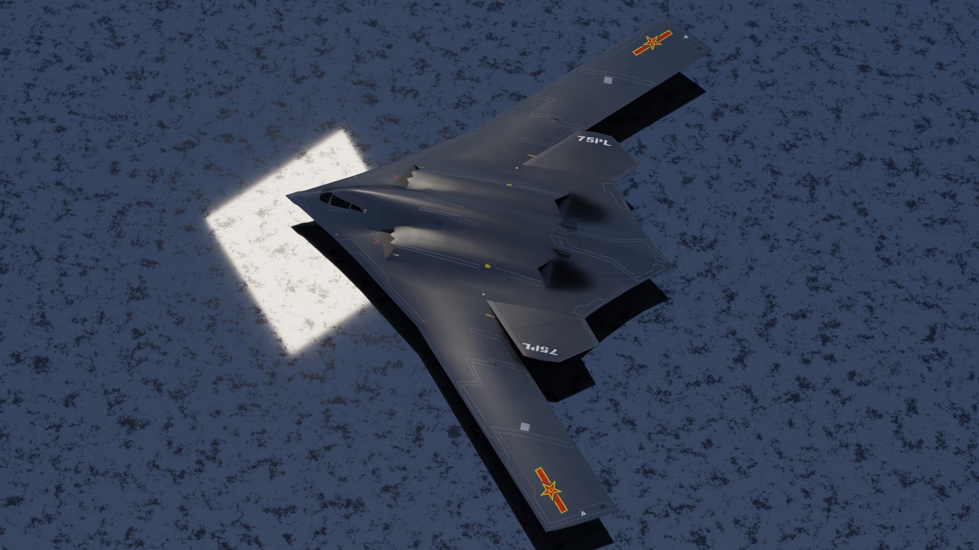 3D Xian H-20 Stealth Bomber Model - TurboSquid 2098084
