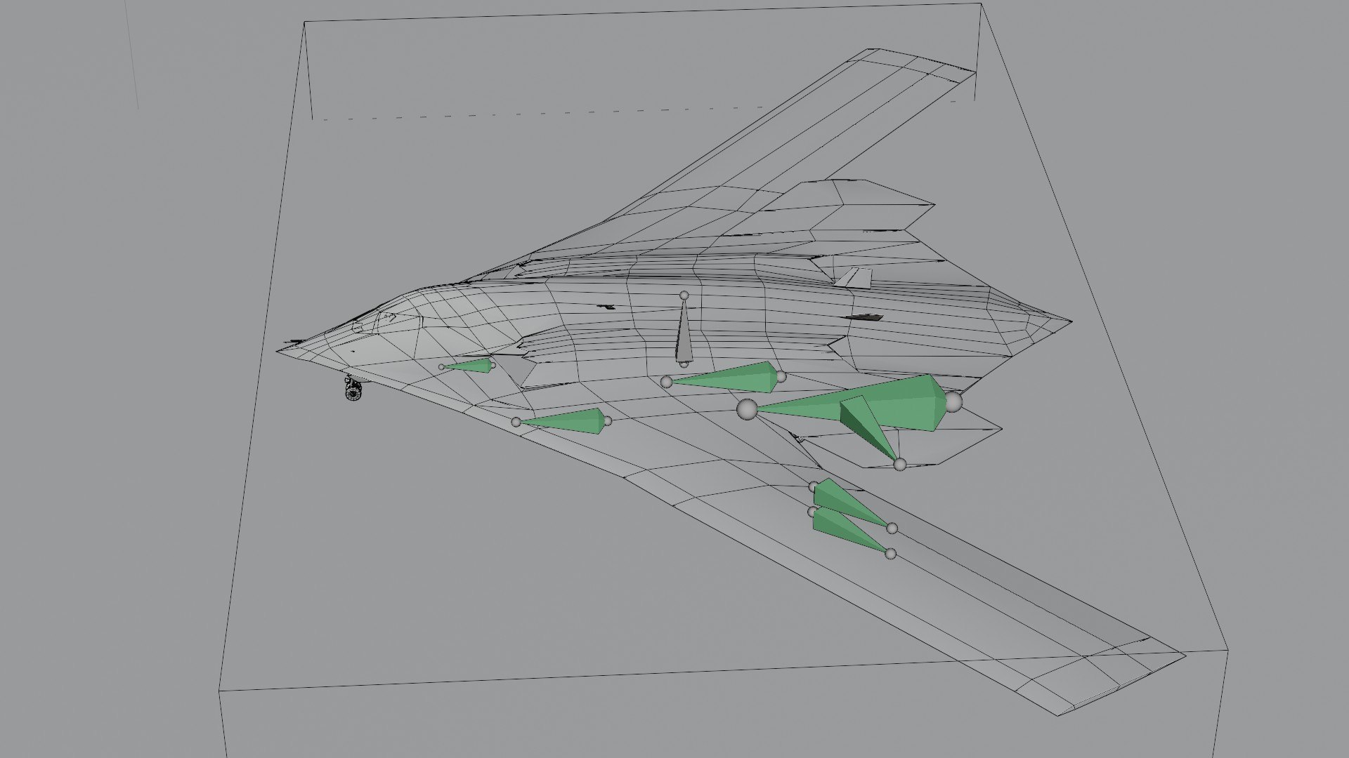 3D Xian H-20 Stealth Bomber Model - TurboSquid 2098084