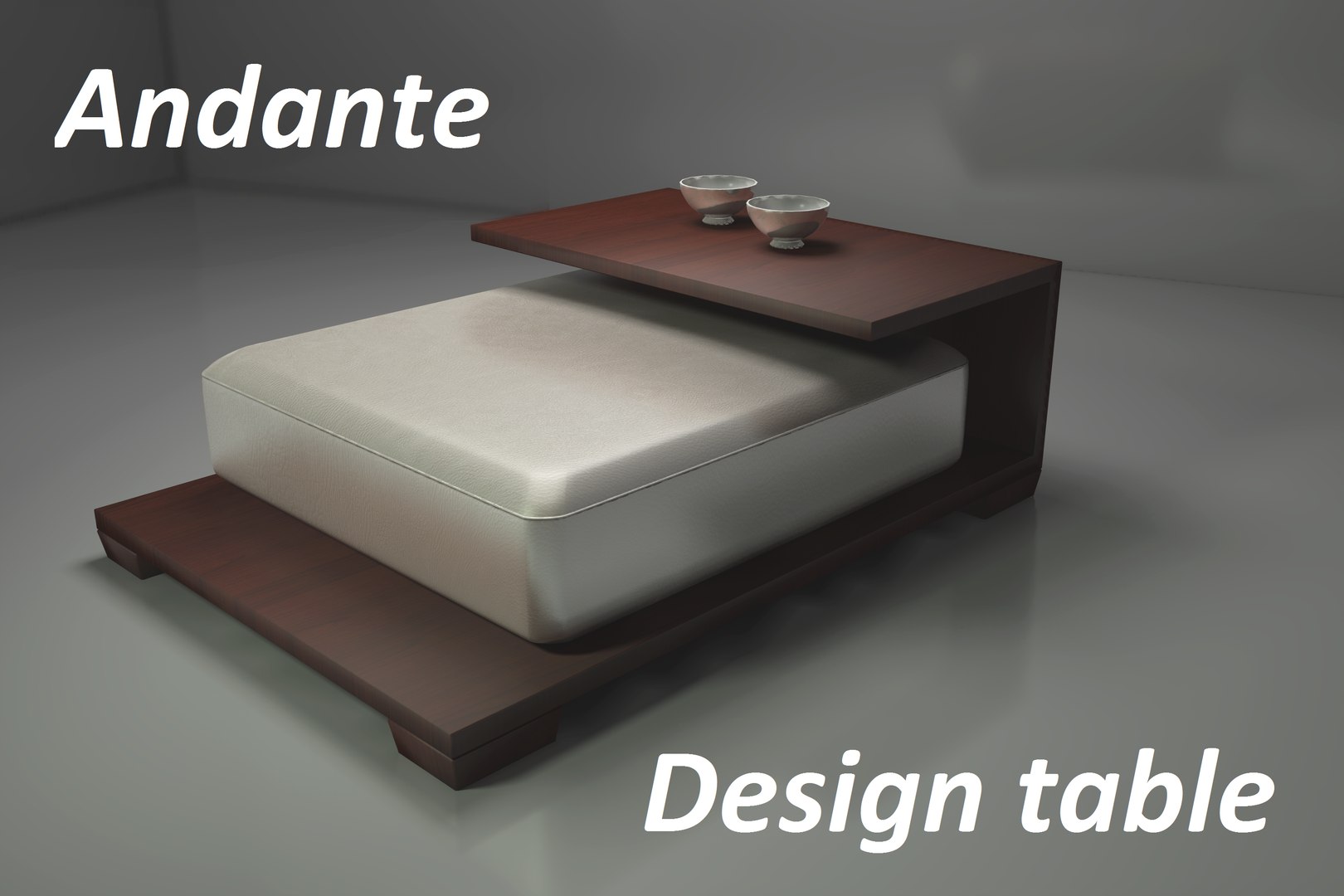 3ds Max Design Andante Table