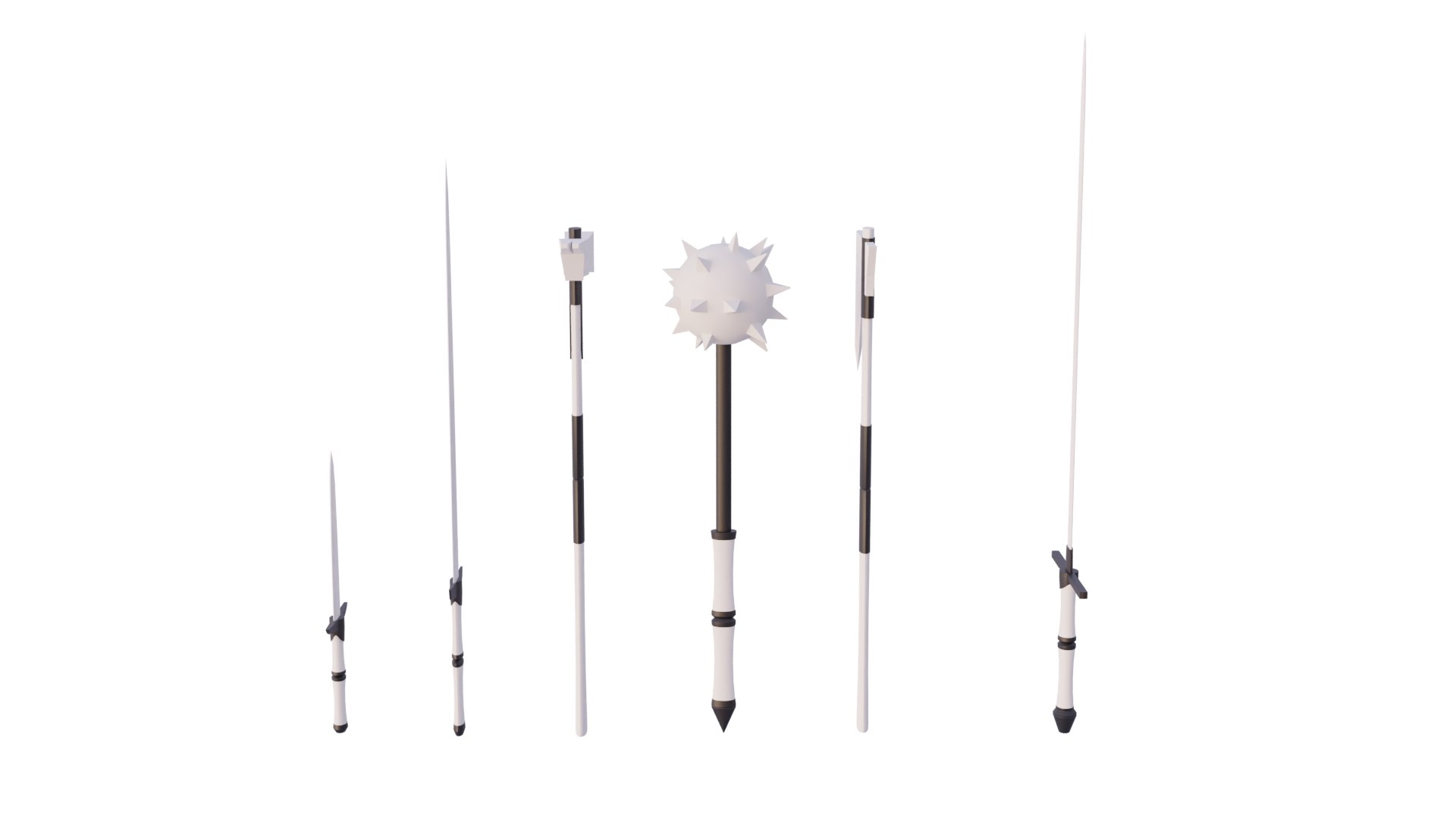 3D Model Base Lowpoly Weapons Pack - TurboSquid 2383545