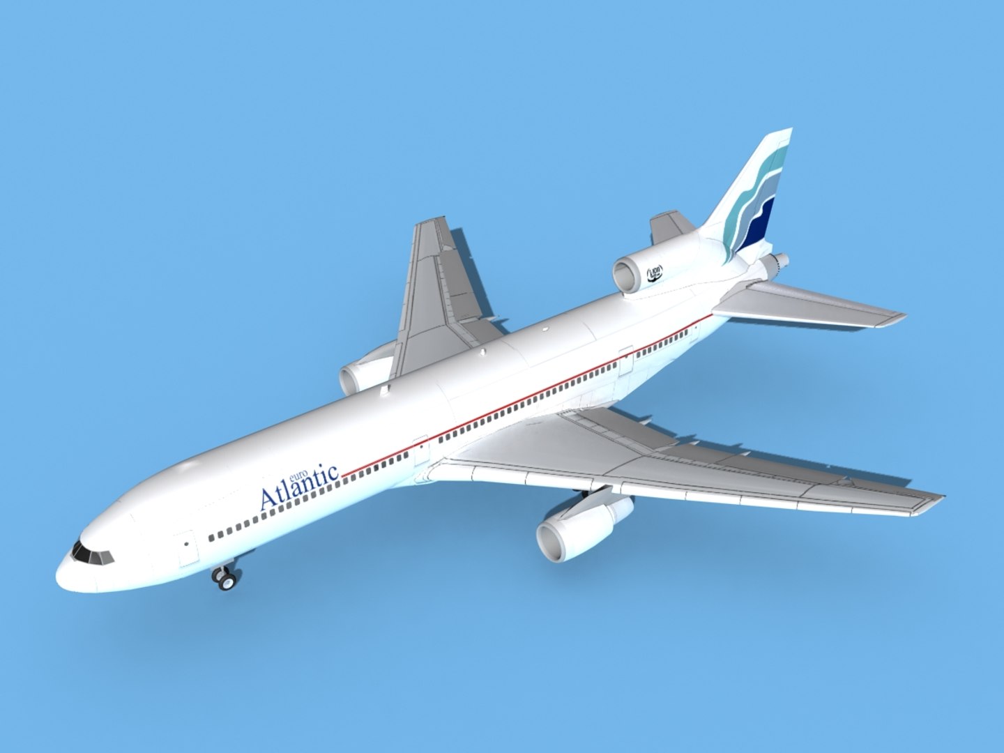 Lockheed l-1011-10 3D model - TurboSquid 1488903