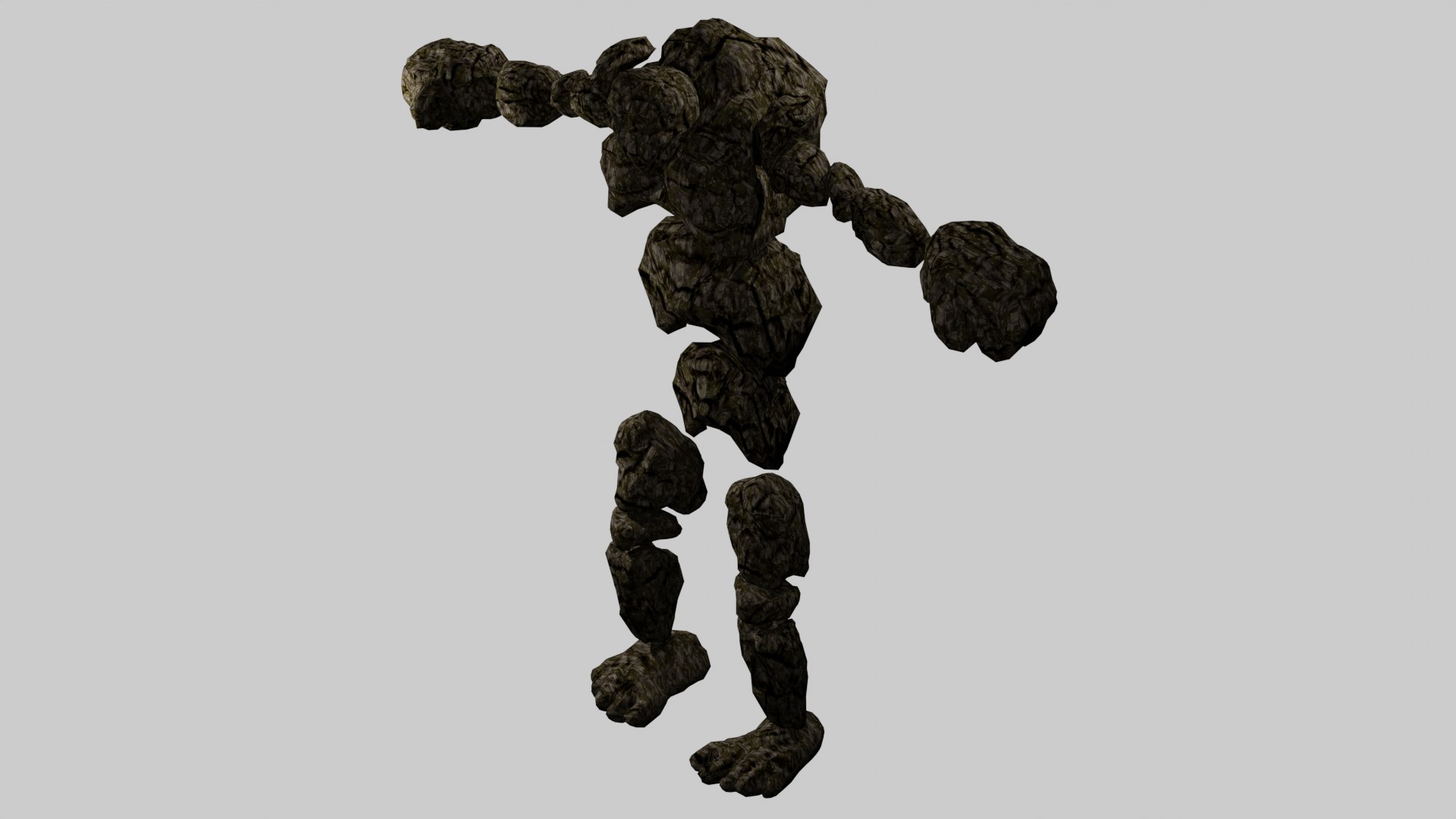 3D Golem Character Low-poly Model - TurboSquid 2033869