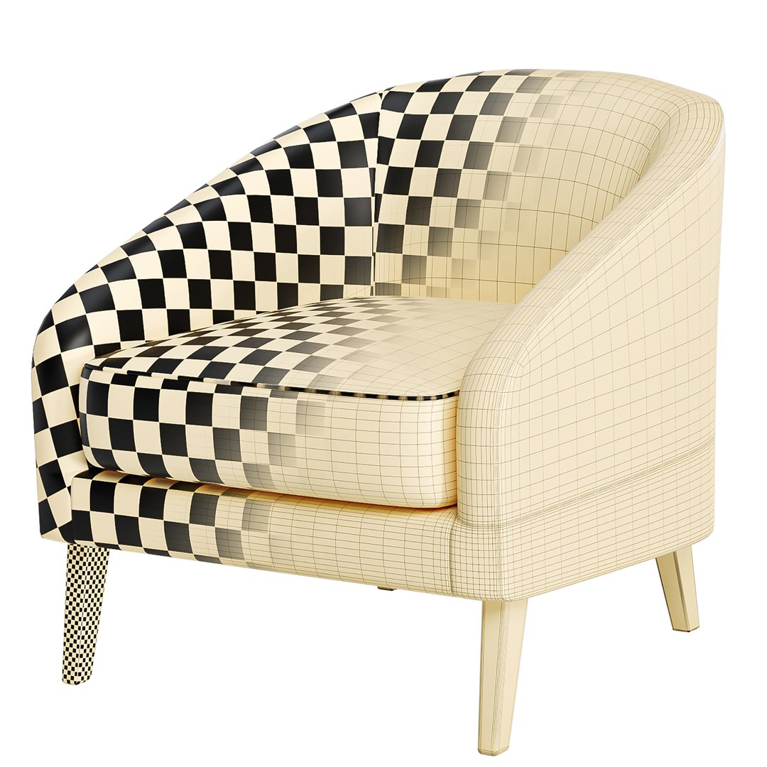 Jonah Arm Chair 3D Model - TurboSquid 2258590