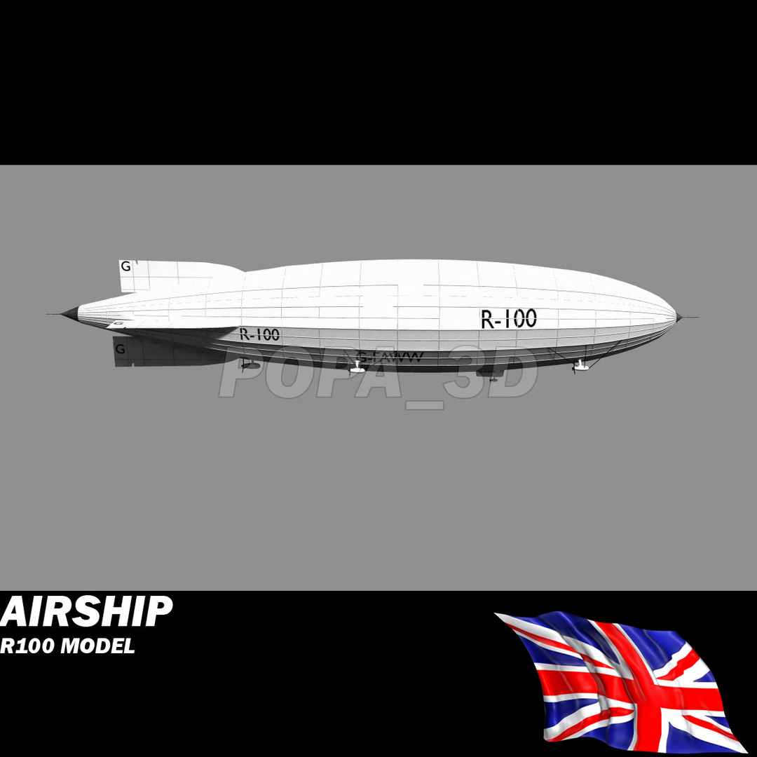 R-100 Airship British Air Max