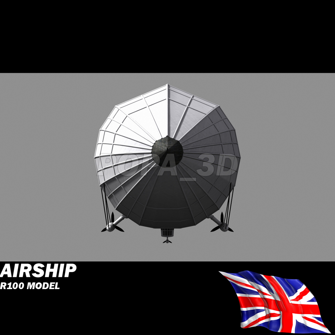 r-100 airship british air max