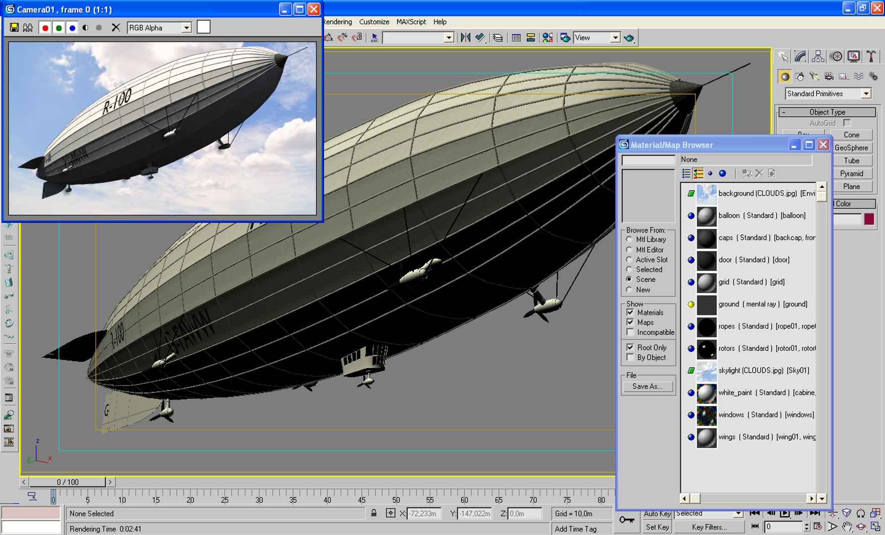 R-100 Airship British Air Max