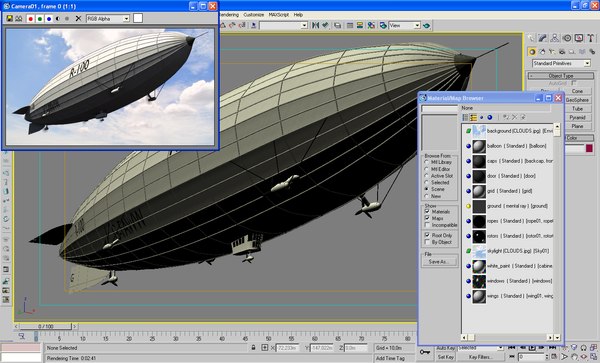 r-100 airship british air max