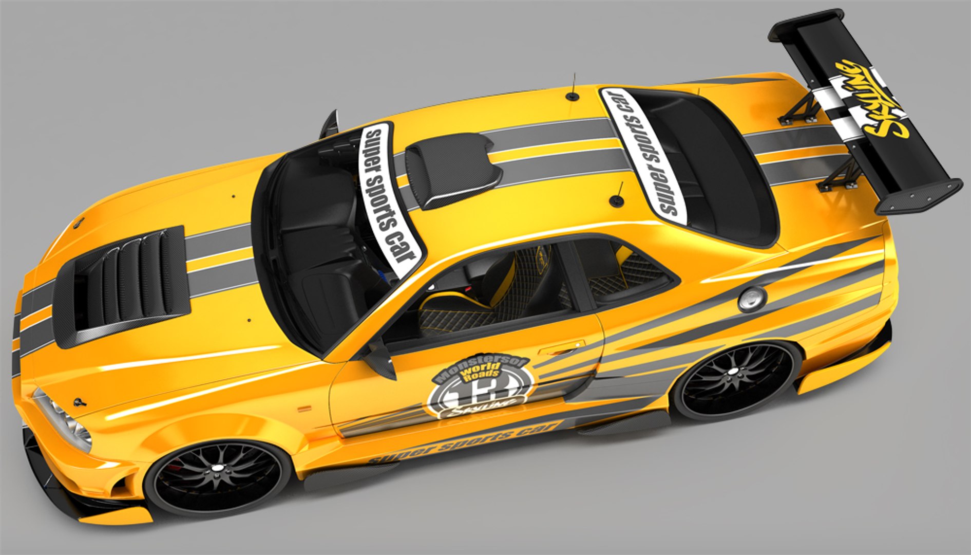 Nissan Skyline R35 3D Model - TurboSquid 1213631