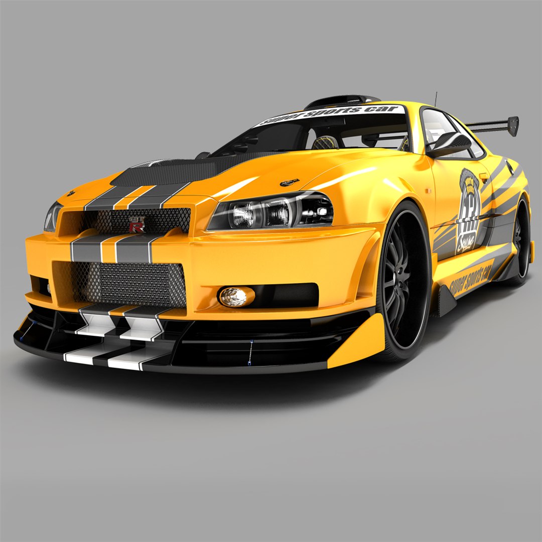 Nissan Skyline R35 3D Model - TurboSquid 1213631