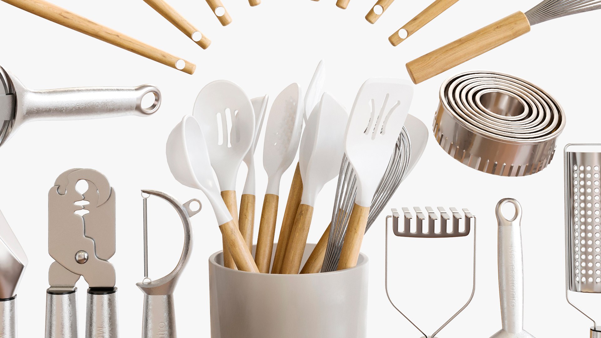 3D Model Collection Of Kitchenware For Kitchens And Restaurants ...