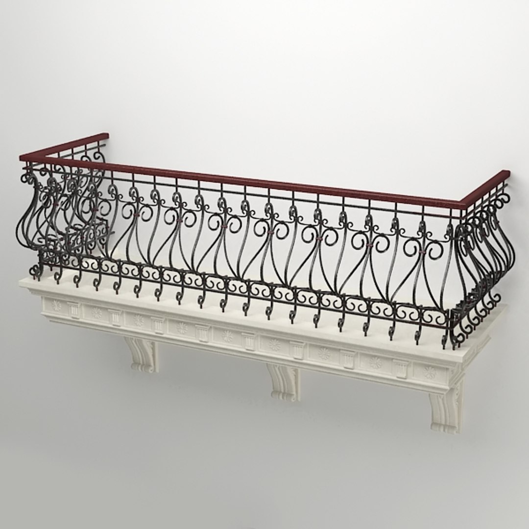 Balcony 3d Max