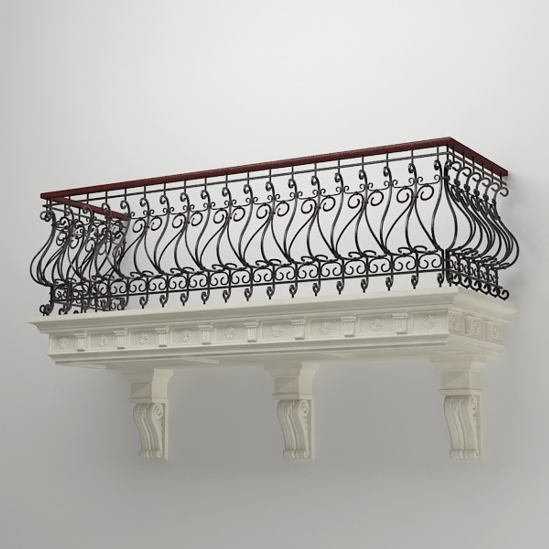 Balcony 3d Max