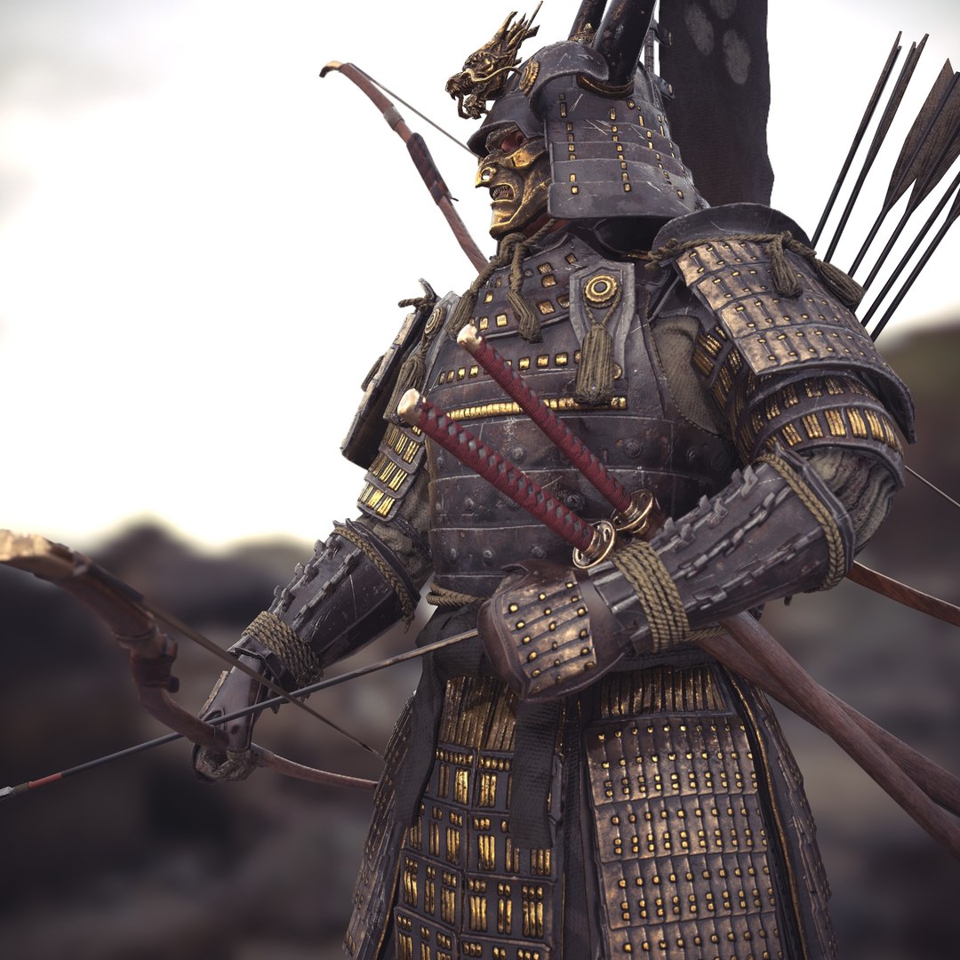 Samurai Character Unity Rigged 3D Model - TurboSquid 1325881