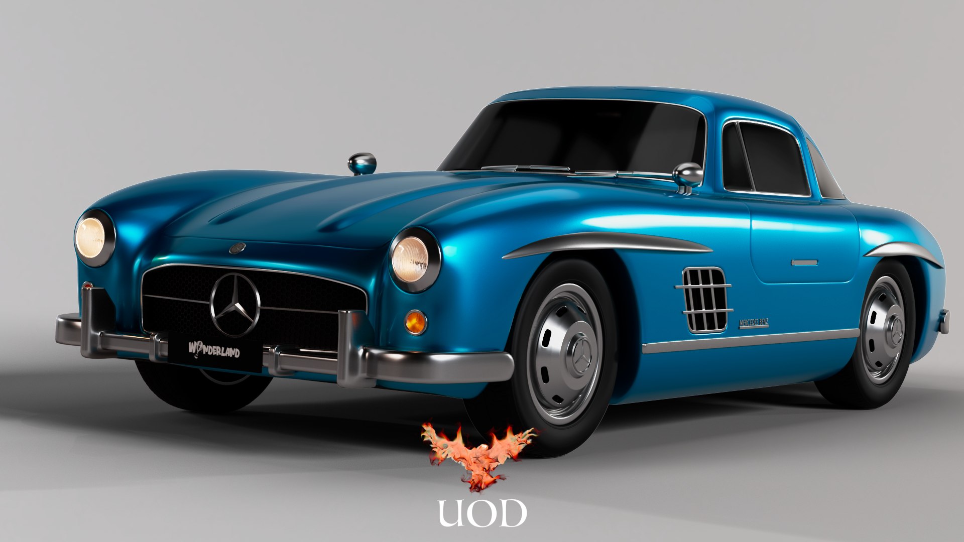 3D Mercedes 300 SL - TurboSquid 2236798
